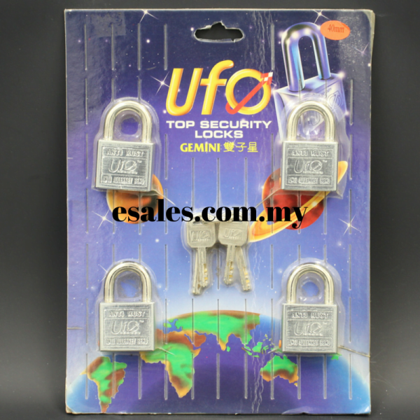 UFO US40004ARKA Anti Rust Key Alike Padlock - Pepper Spray Malaysia ...