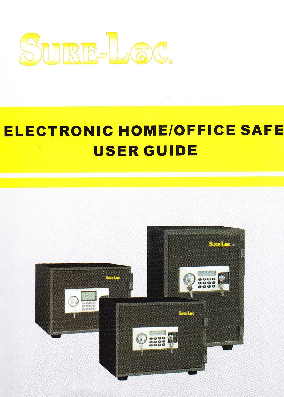 How to Set, re-set SURE-LOC SLFD325, SLFD380, SLFD530 User Guide ...