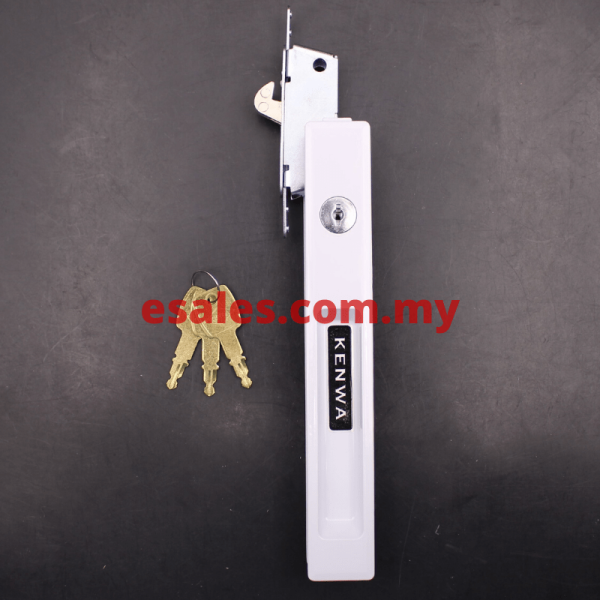 Kenwa J6 White Flush Lock Aluminium Door Lock - Pepper Spray Malaysia ...