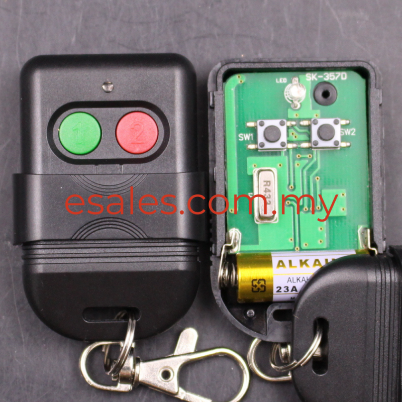 Auto Gate Remote SK-357D-330Mhz Face to Face Self Copy - Pepper Spray ...