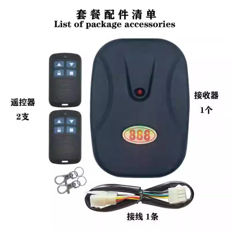 Roller Shutter Remote Controller 433Mhz, 1 Controller, 2 Remote Control ...