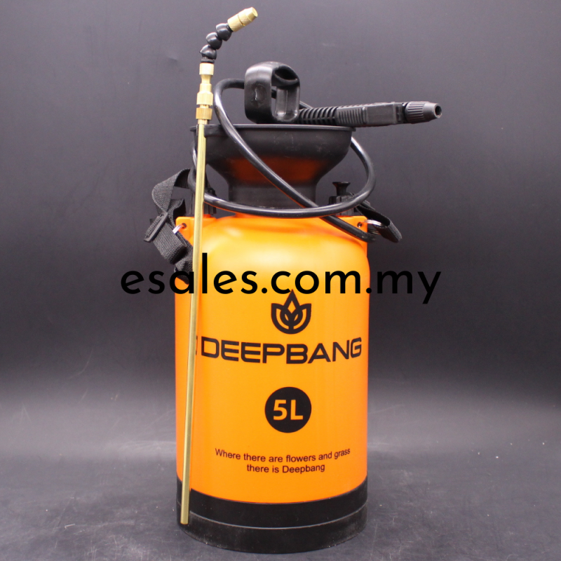 DEEPBANG Sprayer High Pressure Water Column 5L Adjustable Spray Brass ...