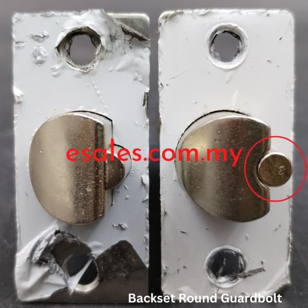 Backset Round Guardbolt Half-Round Guardbolt Latch Cylindrical Door ...
