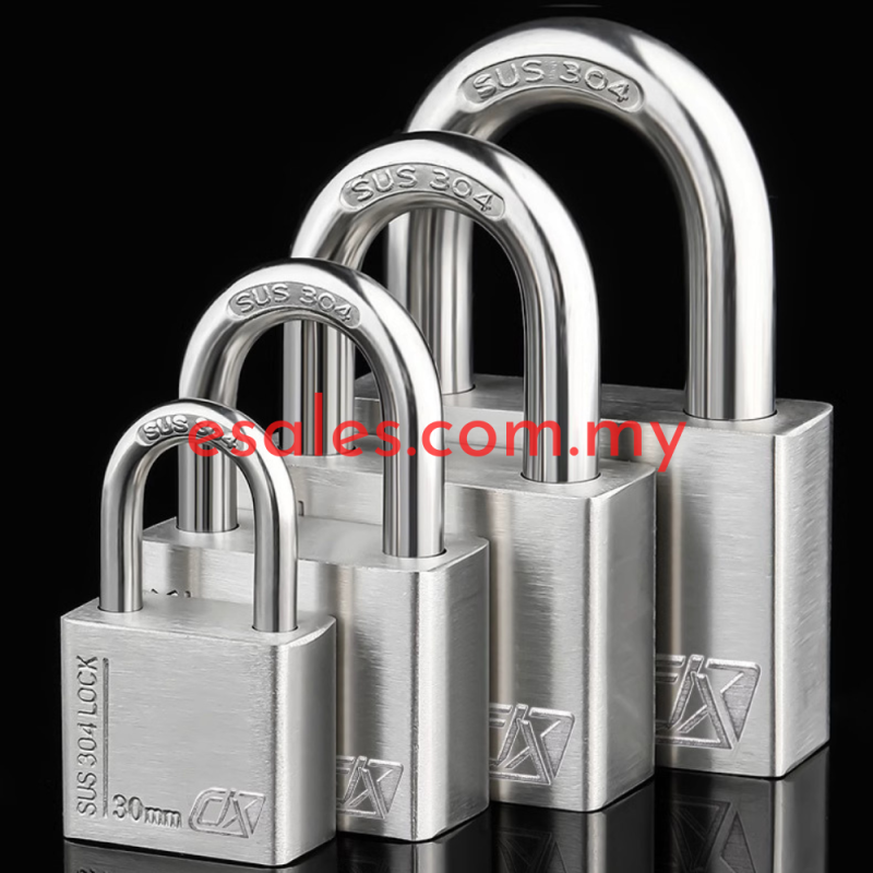 CIX HT-9685-40MM SUS304 STAINLESS STEEL PADLOCK - Pepper Spray Malaysia ...