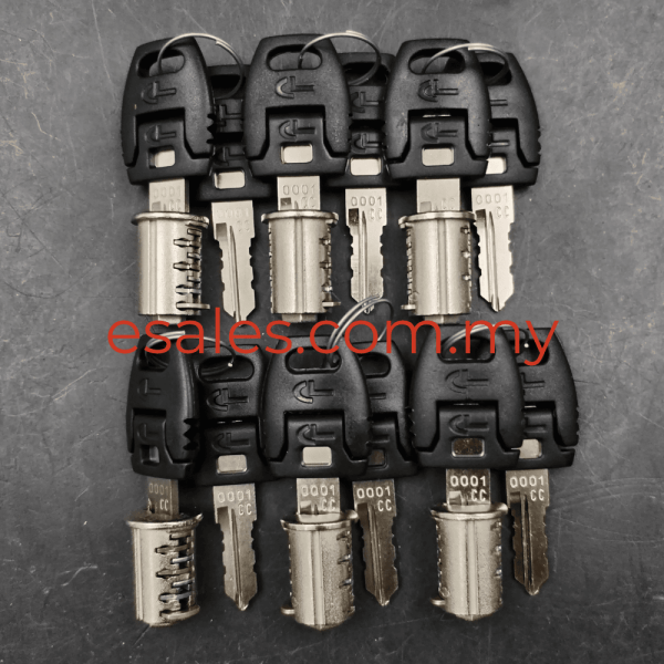 CL CYBER LOCK CL1/3-MCCT-01/K-080-91-CC/CL/CC0001 CYLINDER CORE & 2 KEY ...