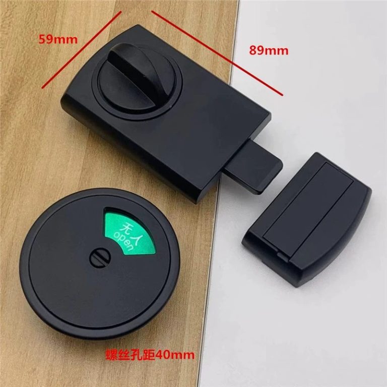 Toilet Cubicle Door Lock Stainless Steel Black - Pepper Spray Malaysia ...