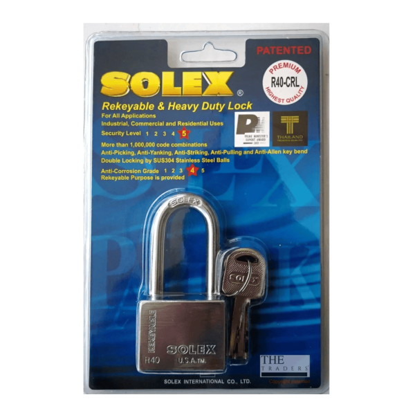 SOLEX R40-CRL Padlock - Pepper Spray Malaysia- Personal Safety Products ...