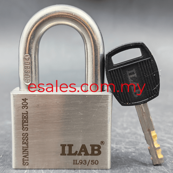 ILAB IL93/50 Stainless Steel 304 Padlock - Pepper Spray Malaysia ...