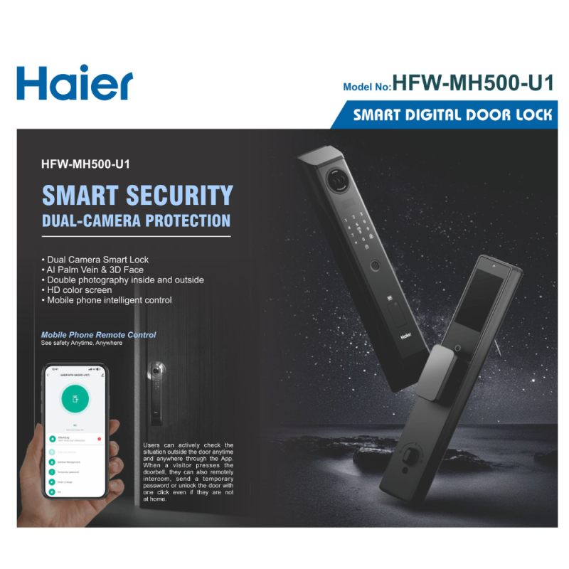 Haier HPW-MH500-U1 Smart Lock MH500 - Pepper Spray Malaysia- Personal ...